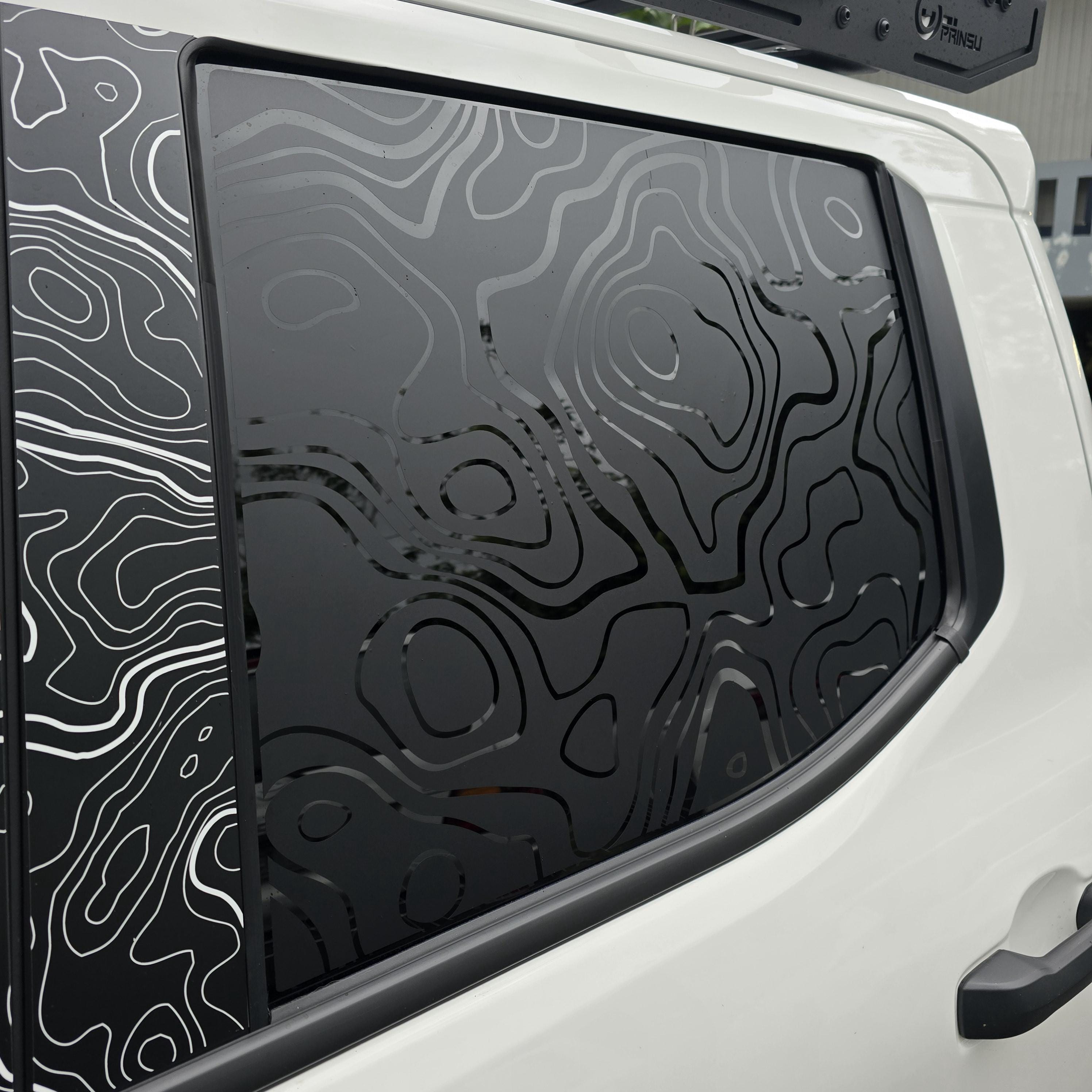 TACOMA 4th. Gen Rear SIDE Window Decal Sticker Fits 24-25(various ...