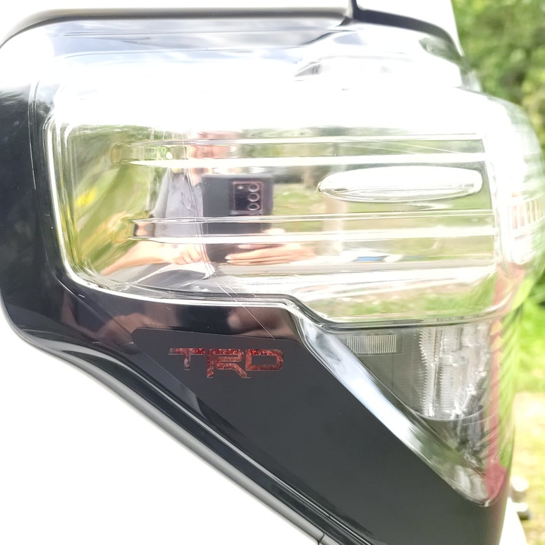 5th Gen 4runner Premium Cast Vinyl Rear Tail Lights Red Delete Decal ...