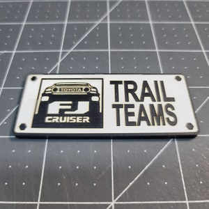 Toyota FJ Cruiser TRAIL TEAMS Emblem Badge - Etsy
