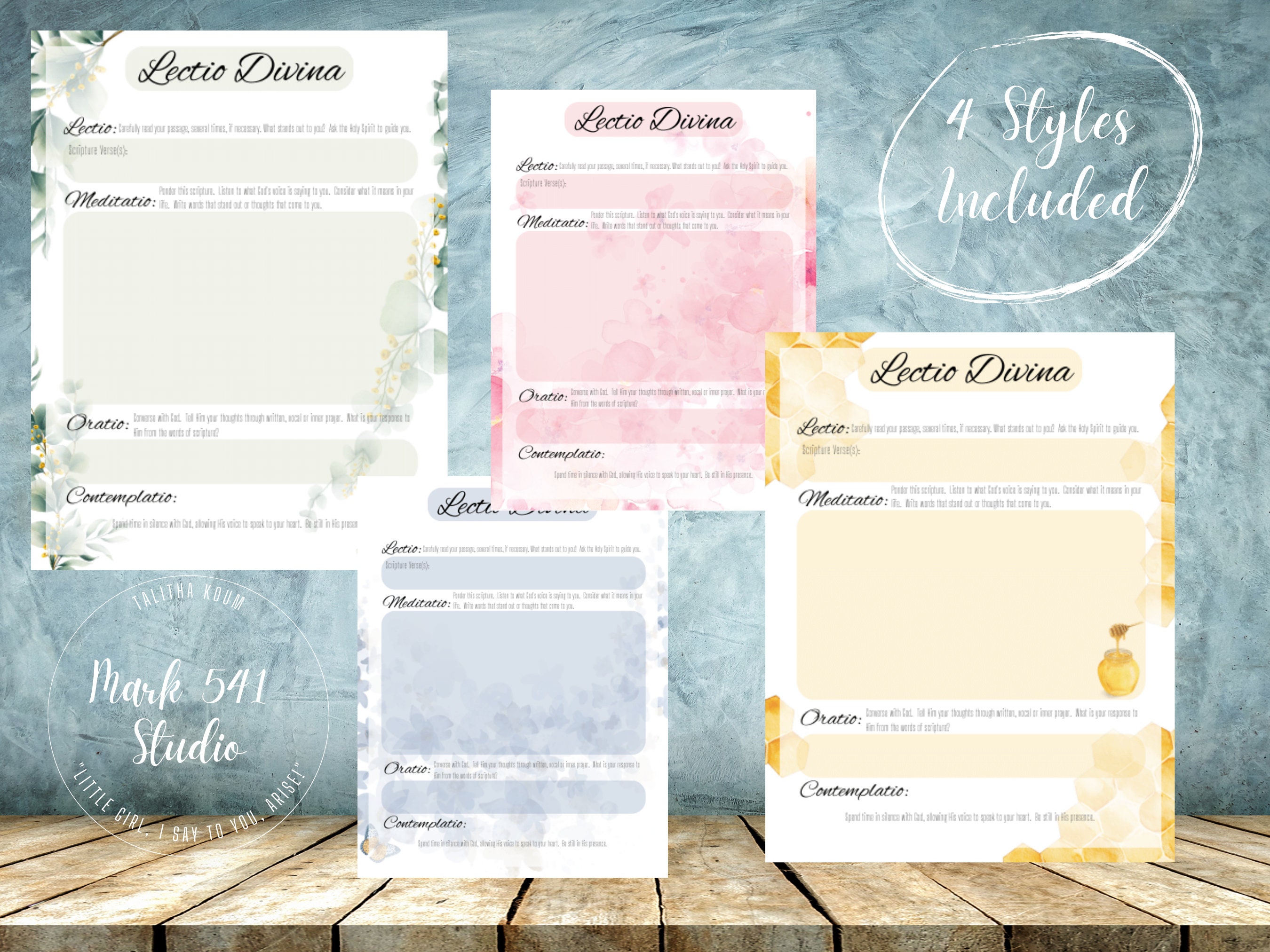 Lectio Divina Prayer Journal Page Printable Digital Pdf Catholic - Etsy