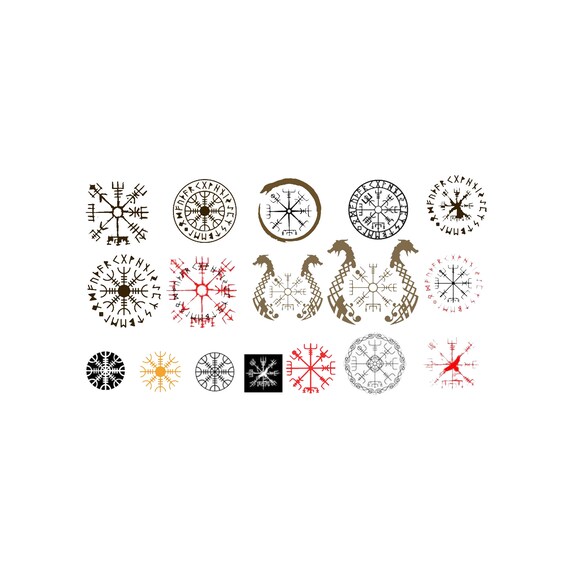 Clip Art & Image Files Helm Of Awe Svg Printable Cricut & Silhouette ...