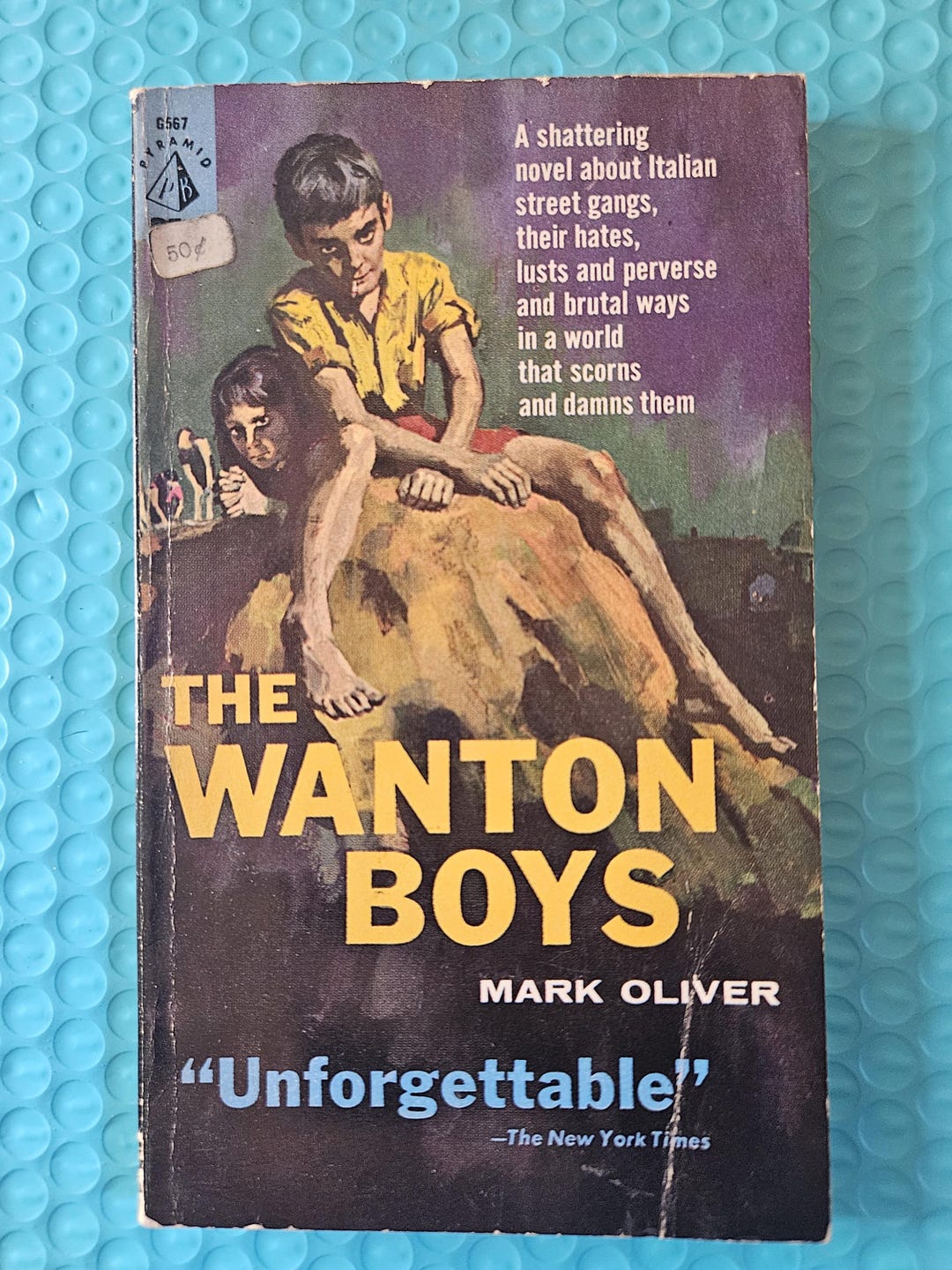 The Wanton Boys. by Mark Oliver. 1960 Pulp Novel - Etsy