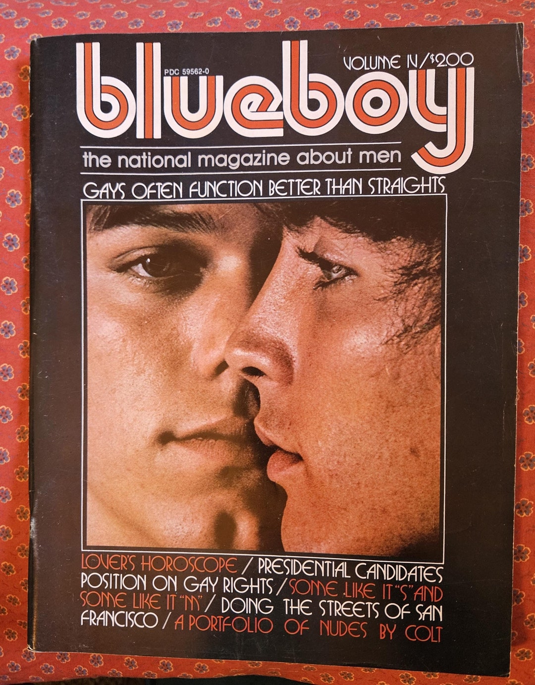 Blueboy, National Magazine About Men, 1985, Volume 9 - Etsy