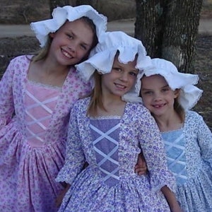 Historical Period Clothing Costume Colonial Girl Dress -purple Day ...