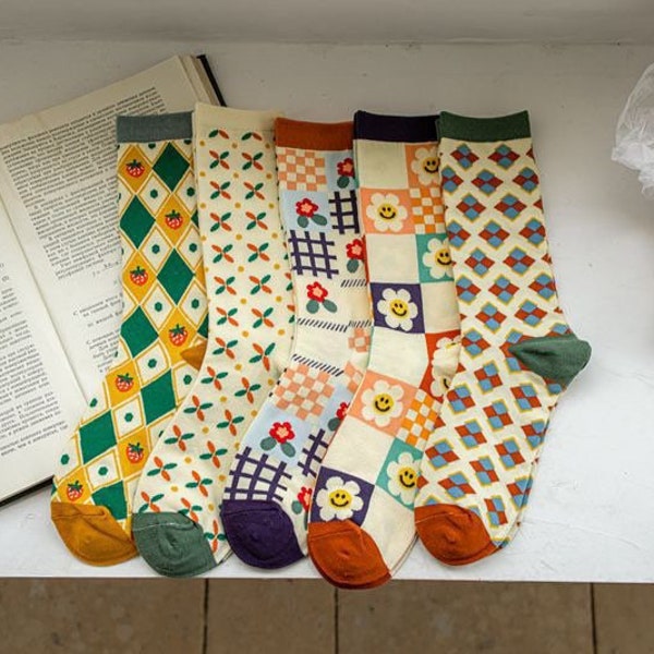 Korean Socks - Etsy