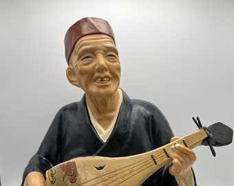 Playing Biwa Doll - Etsy