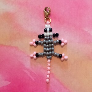 Beaded Possum Charm Keychain - Etsy