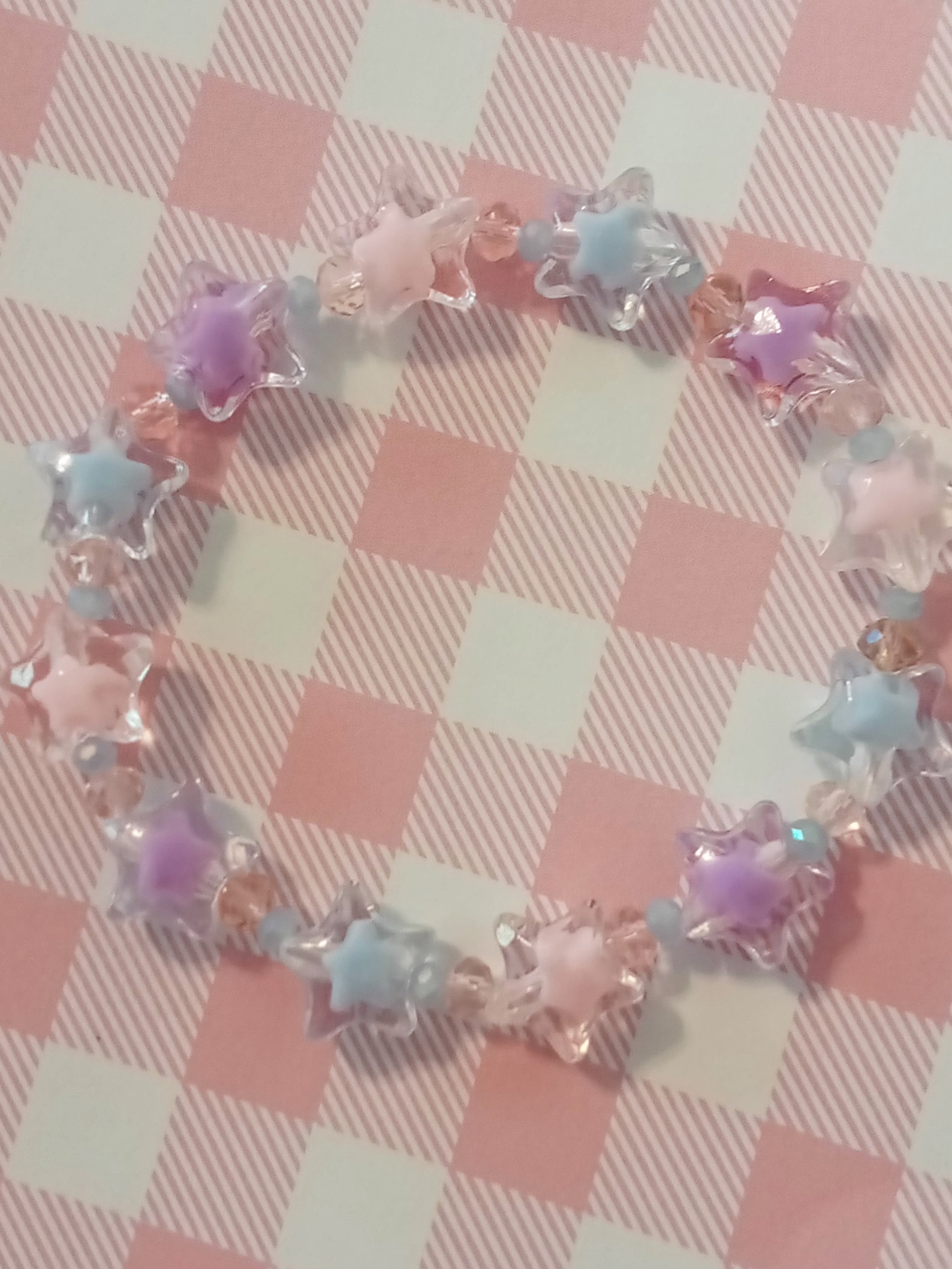 Pastel Beaded Star Bracelet - Etsy
