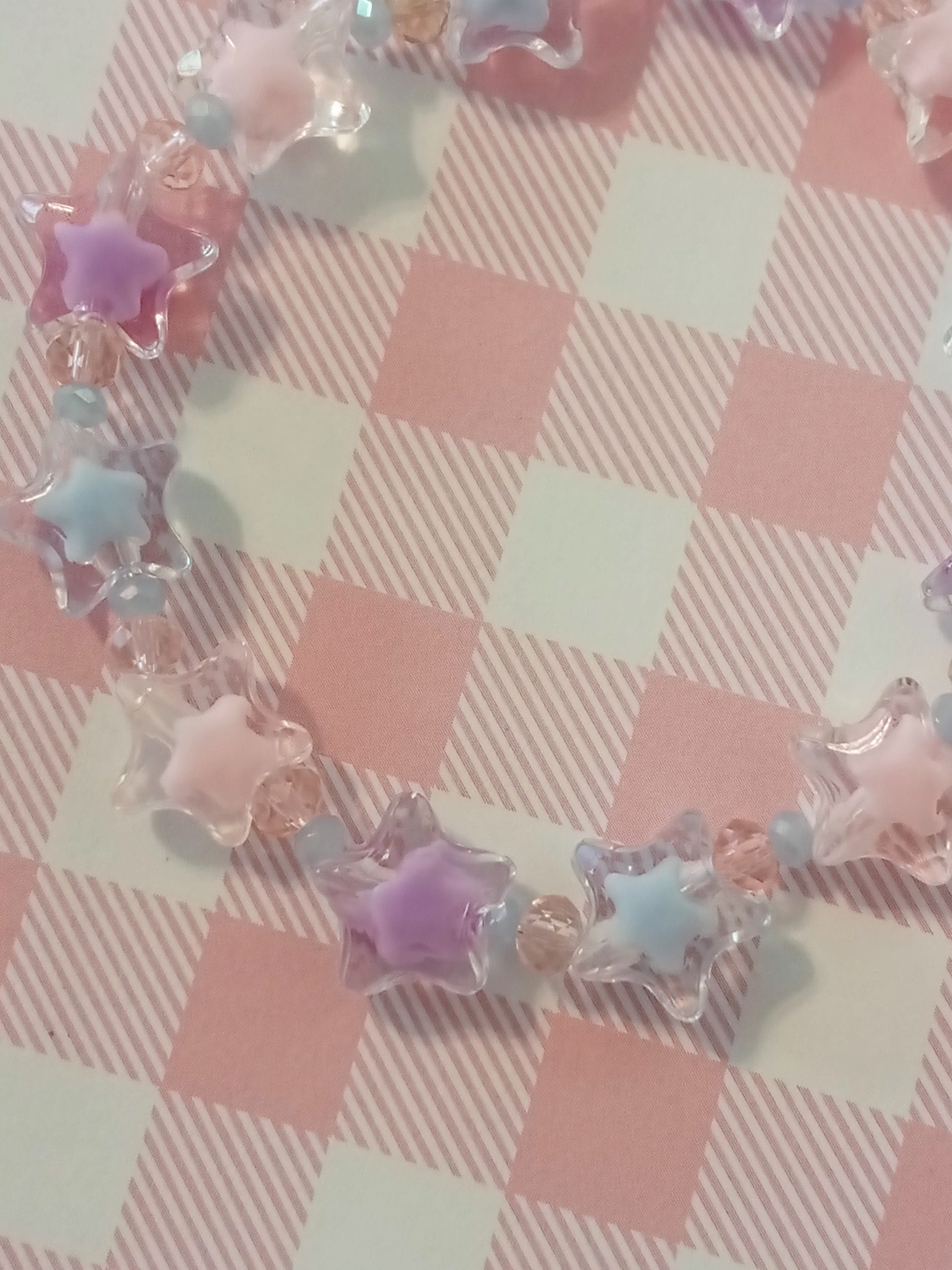 Pastel Beaded Star Bracelet - Etsy