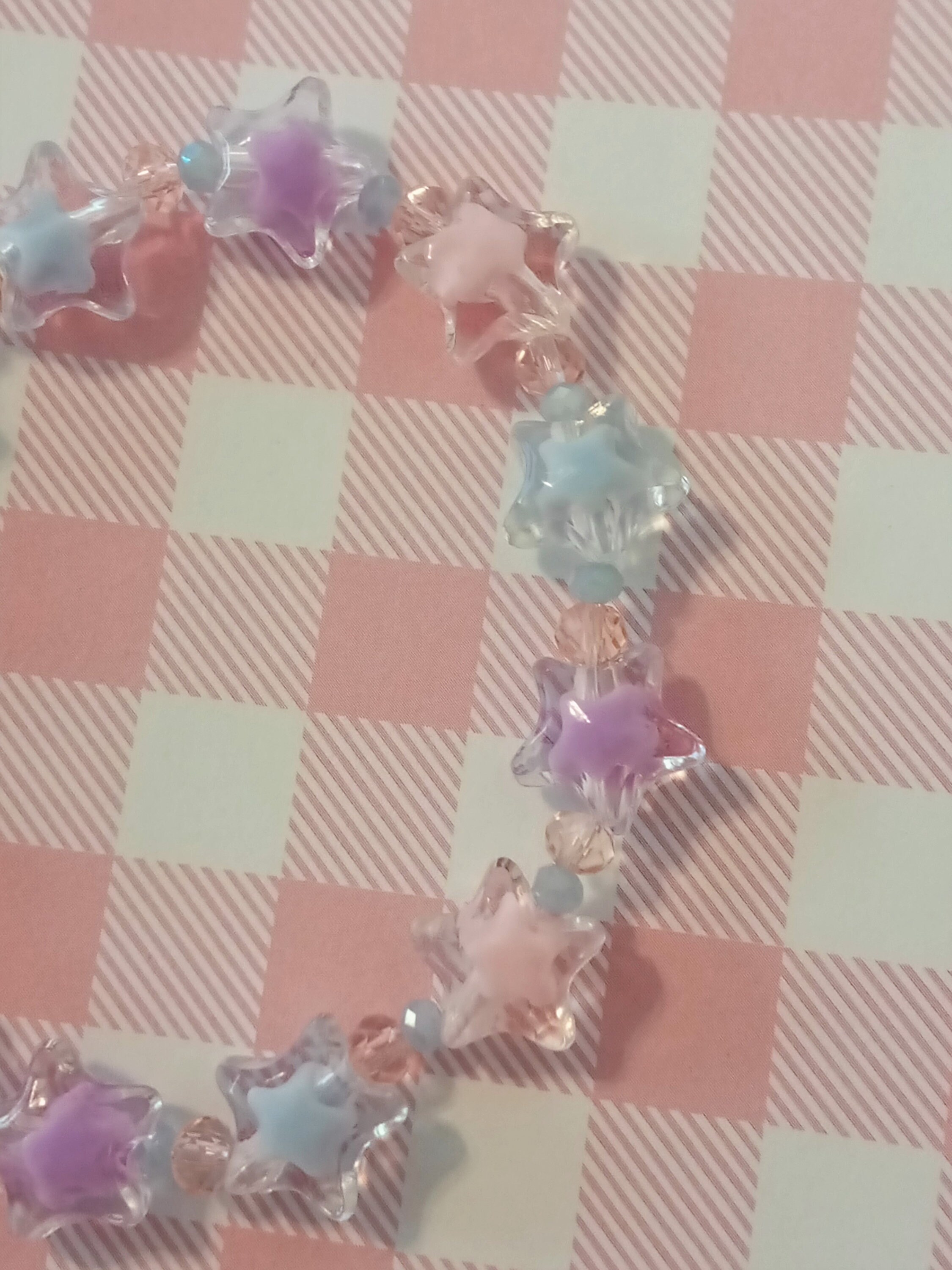 Pastel Beaded Star Bracelet - Etsy