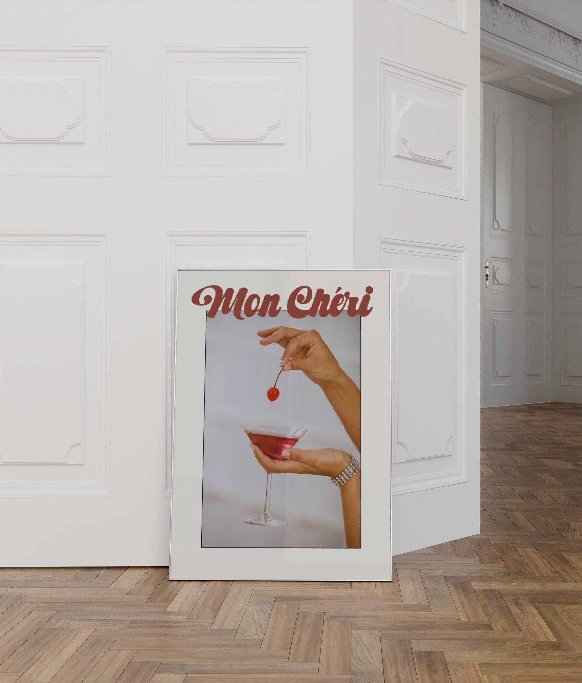 Mon Cheri Print Mon Cheri Poster Mon Cheri Wall Art Martini Poster ...