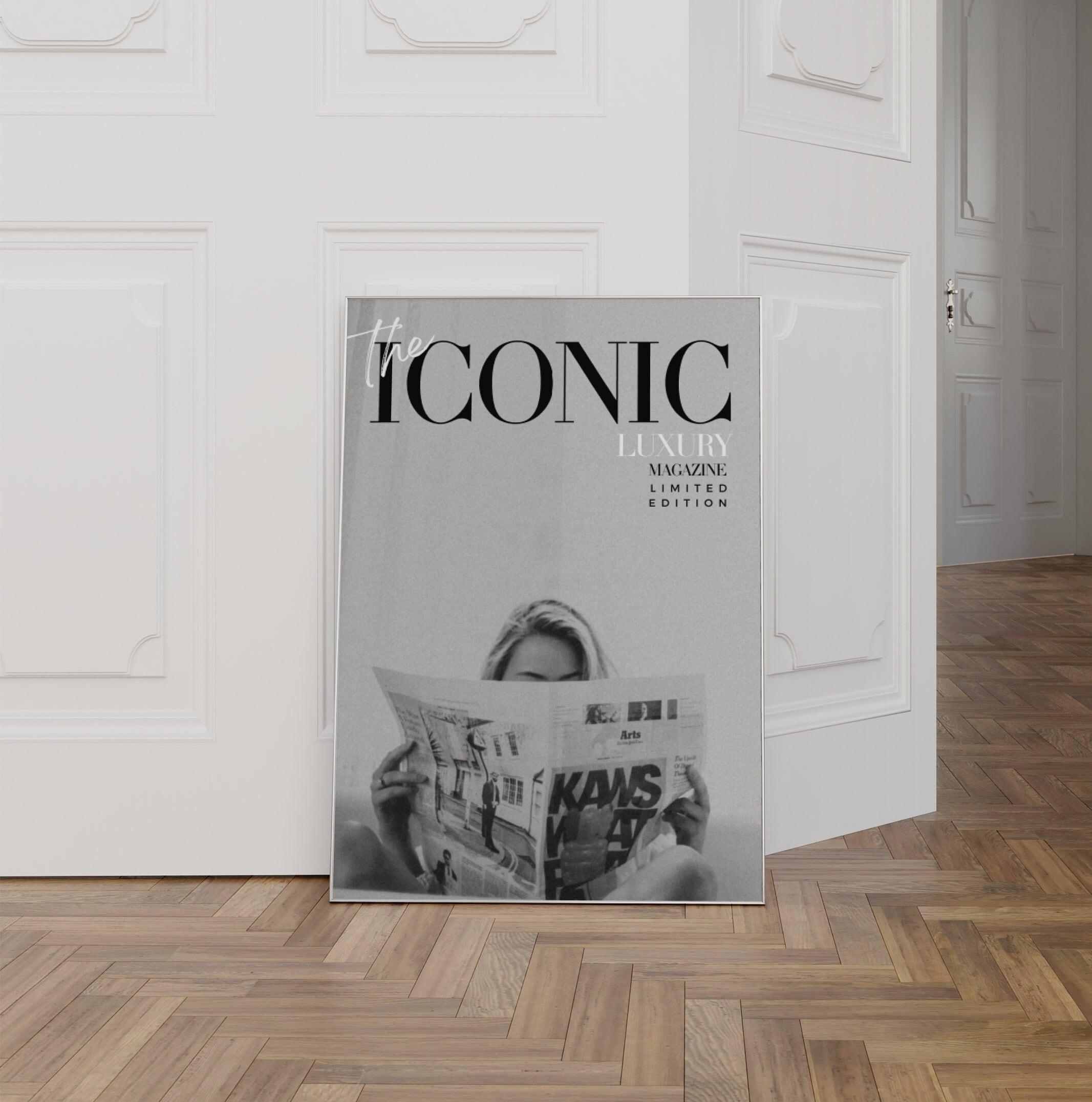 Luxury Magazine Poster | Luxury Magazine Cover | Luxury Bathroom Wall ...