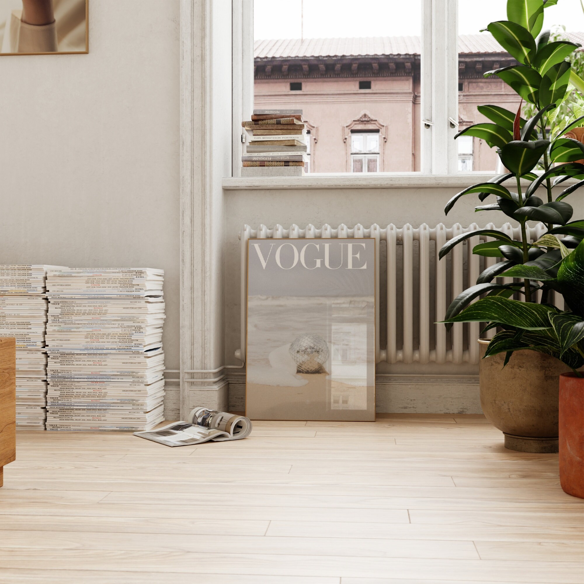 Vogue Magazine Cover Printable Wall Art Vogue Cover Art - Etsy