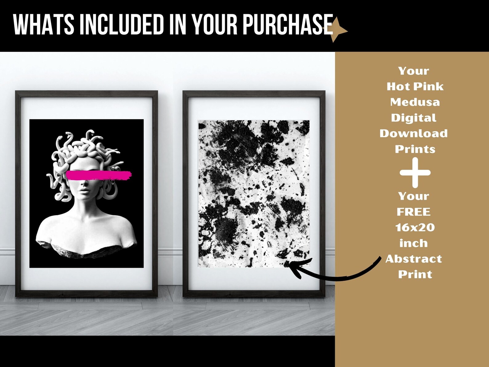 Hot Pink Medusa, Medusa Modern Statue, Medusa Wall Art, Medusa Art ...