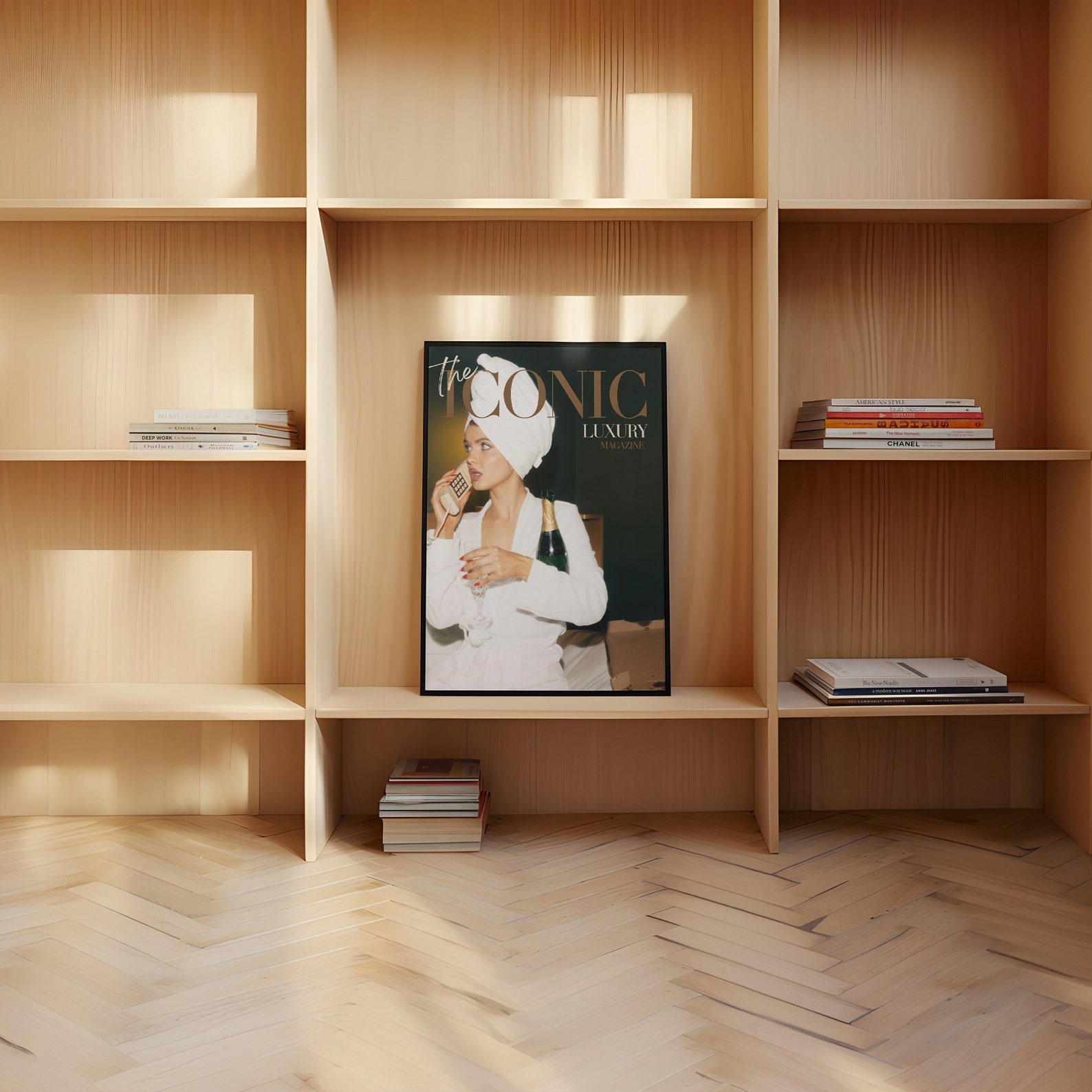 Luxury Magazine Poster Luxury Magazine Cover Luxury Bathroom Wall Art ...