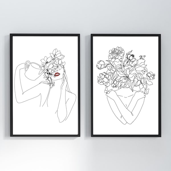Self Love Line Art - Etsy