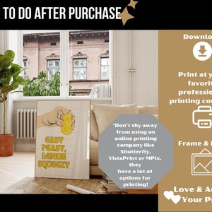 Easy Peasy Lemon Squeezy Wall Art | Modern Kitchen Wall Art | Lemon ...