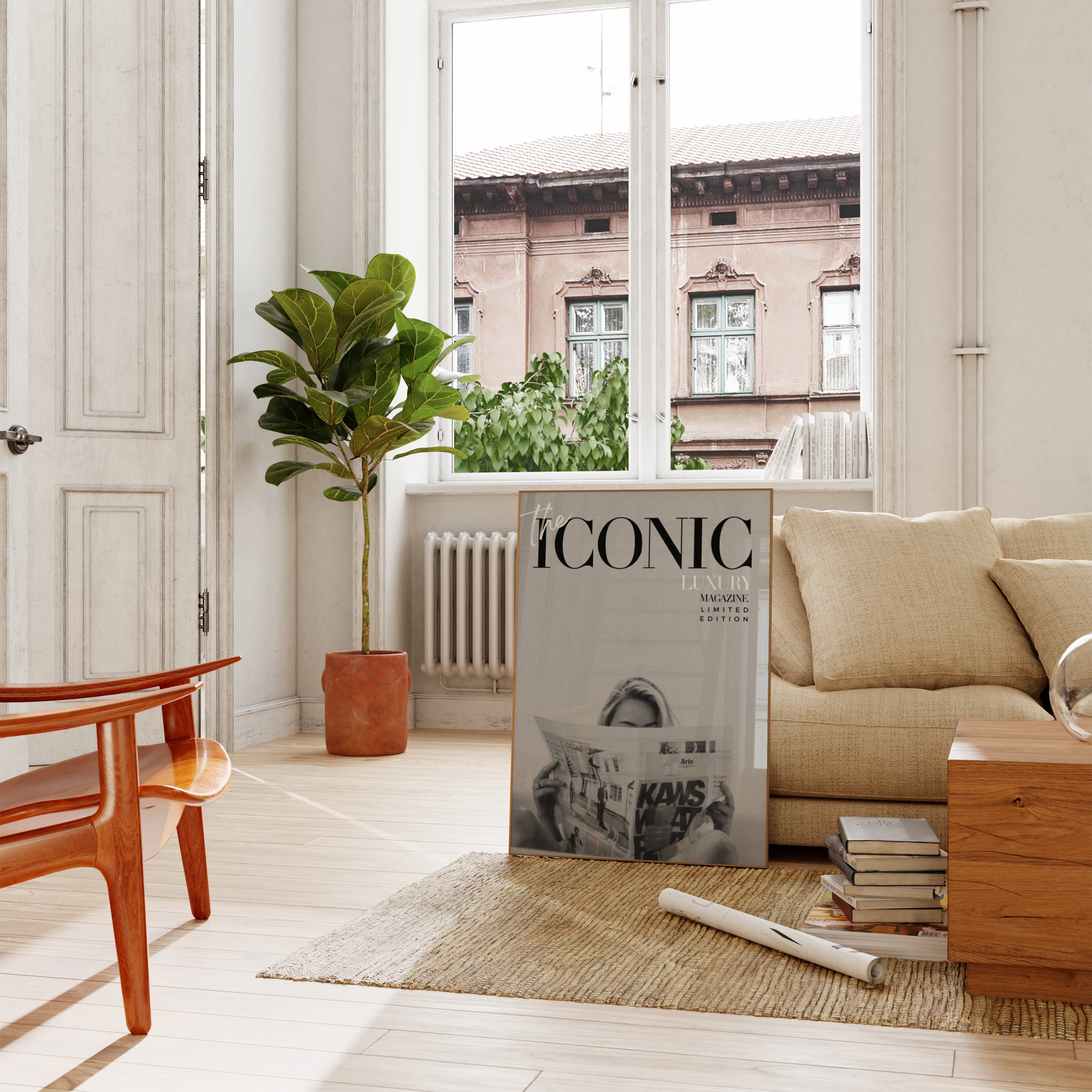 Luxury Magazine Poster | Luxury Magazine Cover | Luxury Bathroom Wall ...