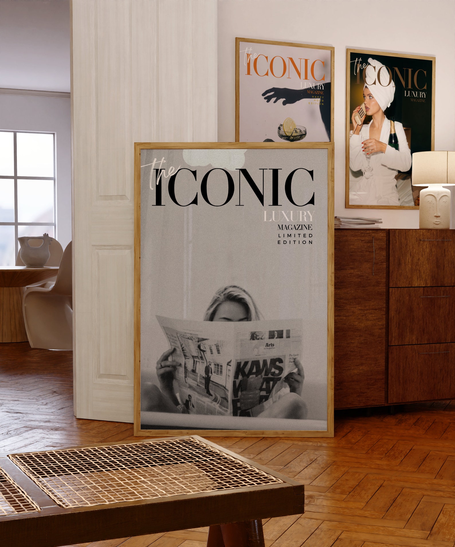 Luxury Magazine Poster | Luxury Magazine Cover | Luxury Bathroom Wall ...