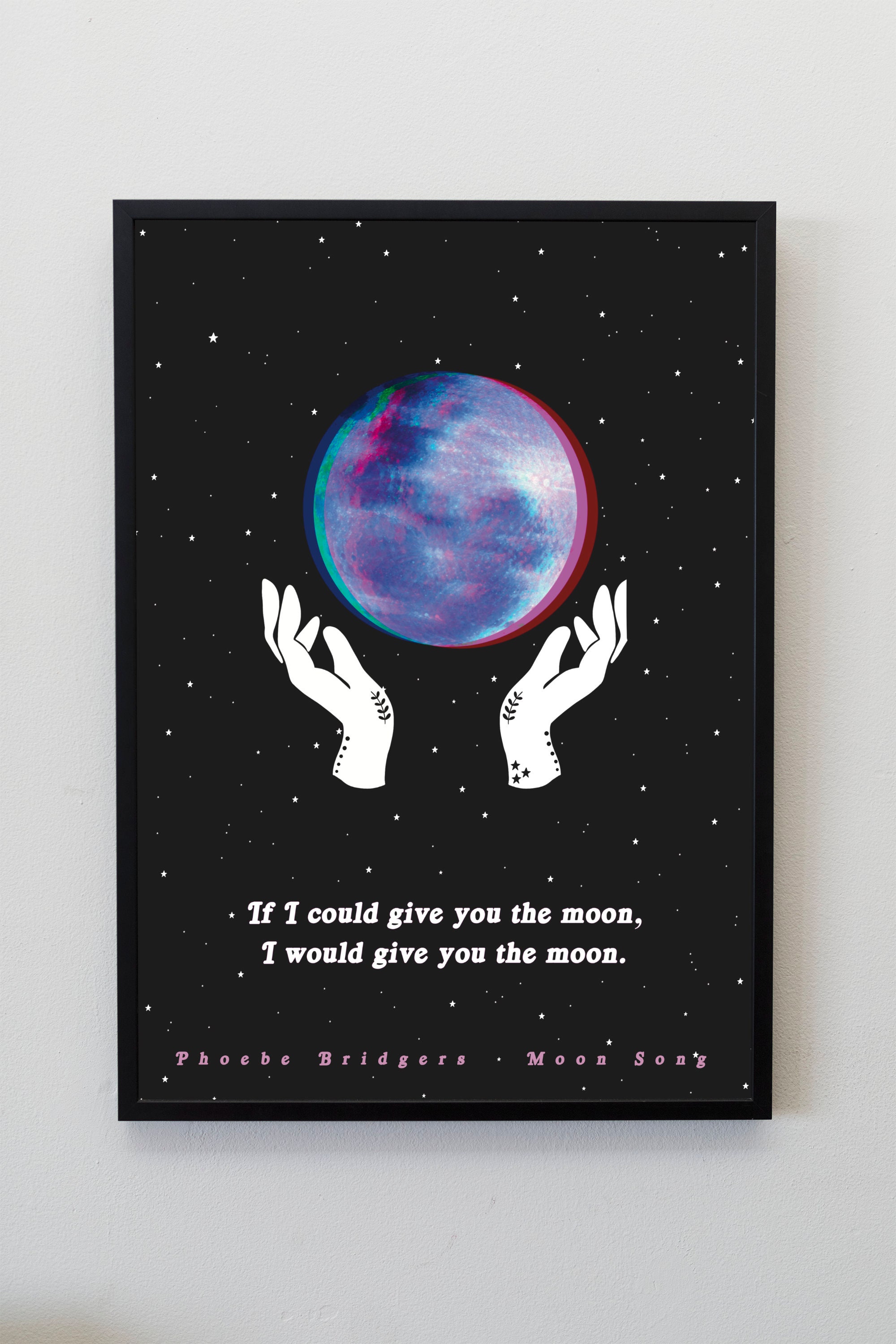 Phoebe Bridgers inspired print, Moon Song poster, Phoebe Bridgers ...
