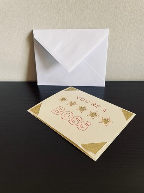 You're A 5-star Boss Card - Etsy
