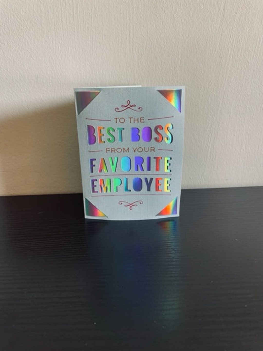 To the Best Boss Card - Etsy