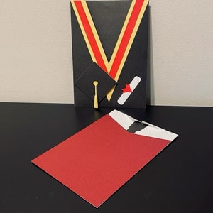 Graduation Cap and Gown Card - Etsy