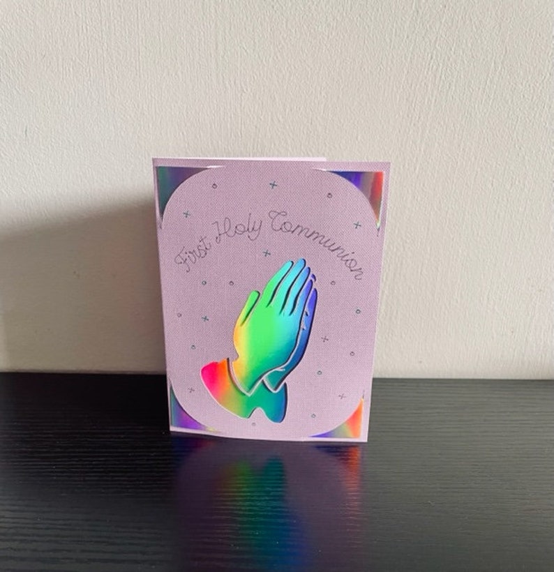 First Holy Communion Card - Etsy
