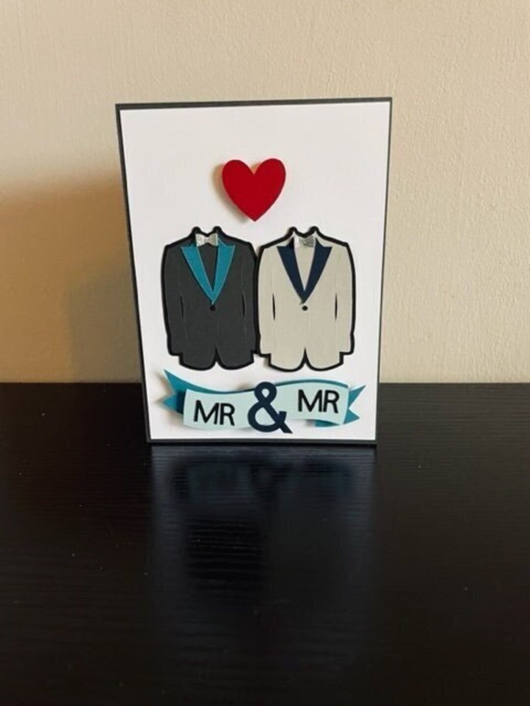 Mr & Mr Wedding Card - Etsy