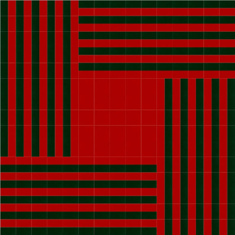 Jelly Roll Square Quilt Pattern - Etsy