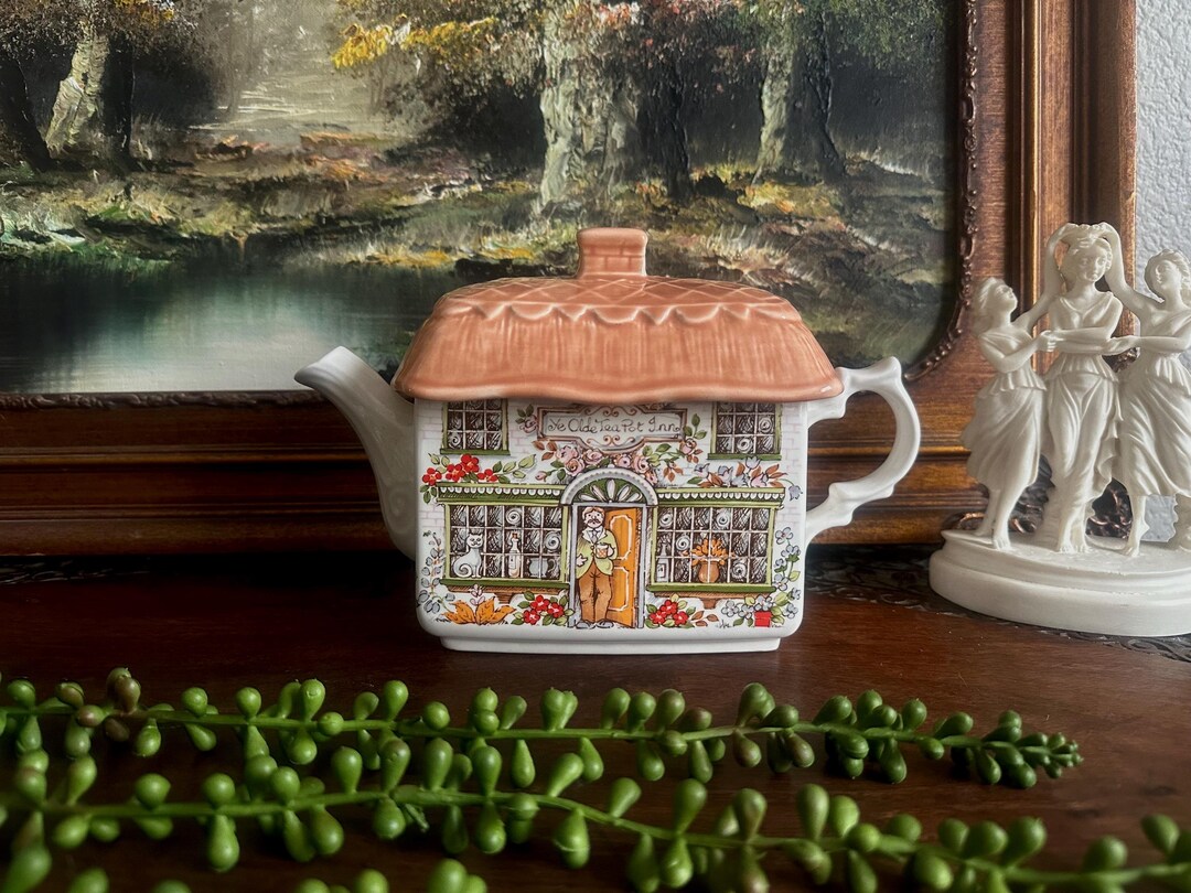 Vintage Sadler Ceramic Ye Olde Teapot Inn Cottage Shaped Teapot - Etsy