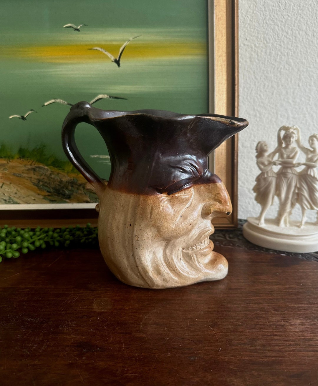 Antique 19th Century British Salt Glaze Stoneware Duke of Wellington ...