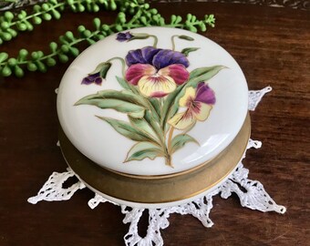 Antique Porcelain Box - Etsy