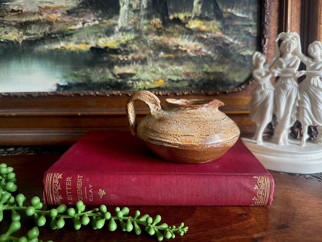 Antique Red Clay Pitcher Pottery Vase - Etsy