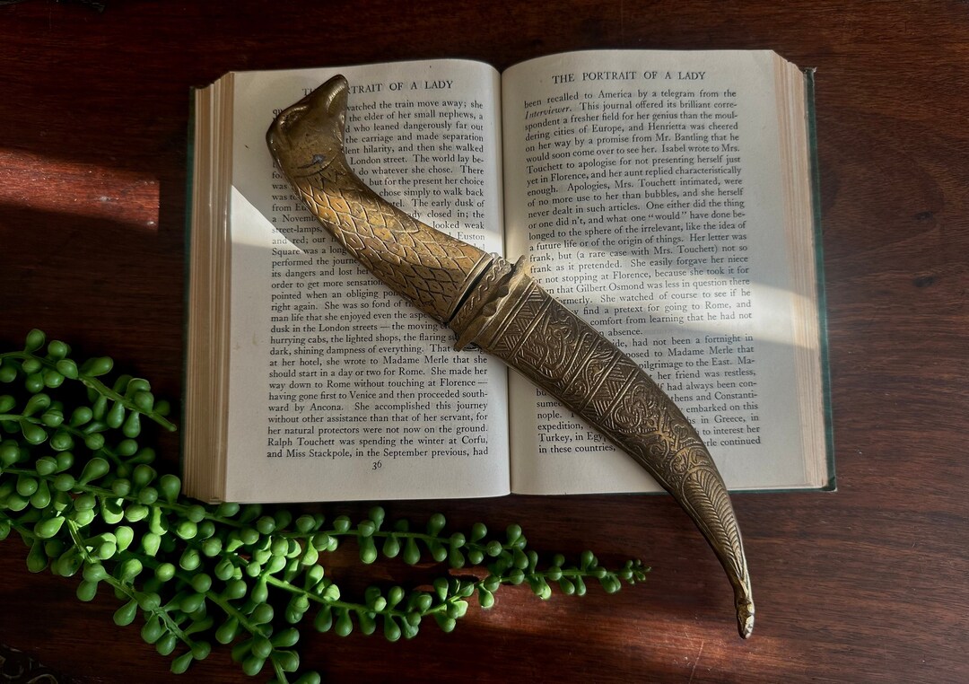 Antique Turkish Brass Quail Head Decorative Jambiya Dagger - Etsy