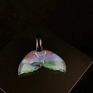 Hand Sculpted Borosilicate Glass Whale Tail Fluke Pendant! - Etsy