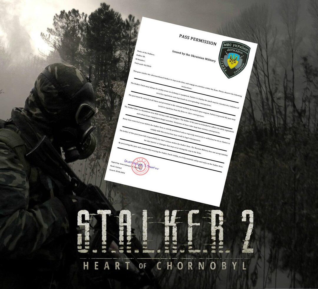 Stalker Stalker 2 Pass Exclusive Zone Ukraine Mutants Collector ...