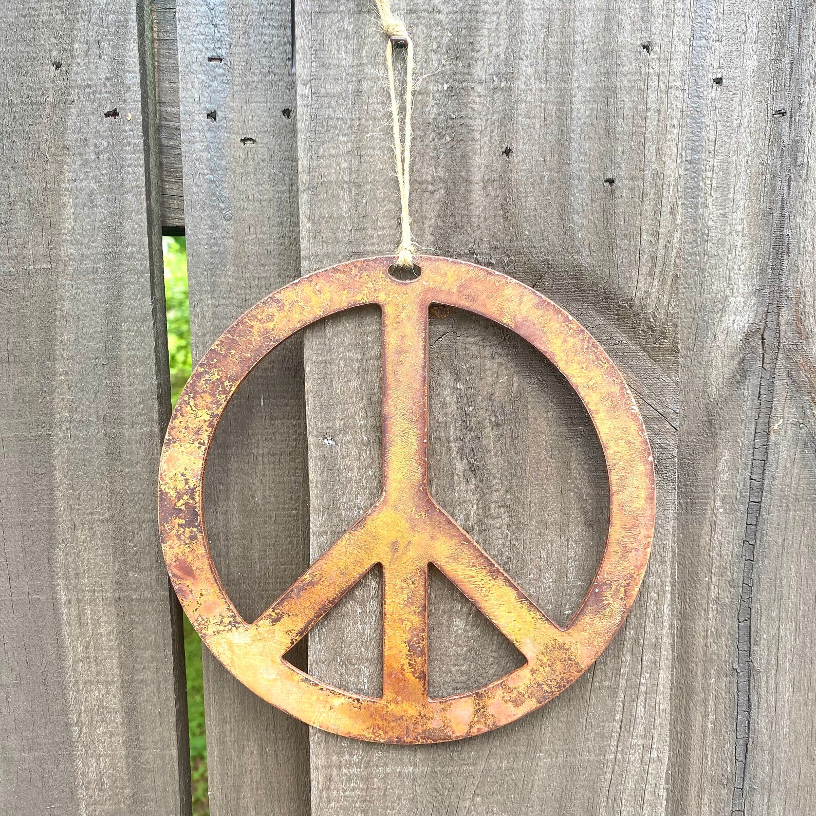 Peace Sign Hanging Peace Sign - Etsy