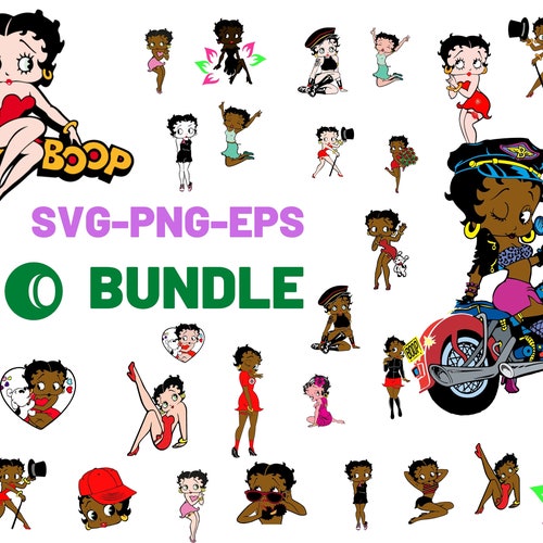 Betty Boop SVG - Etsy