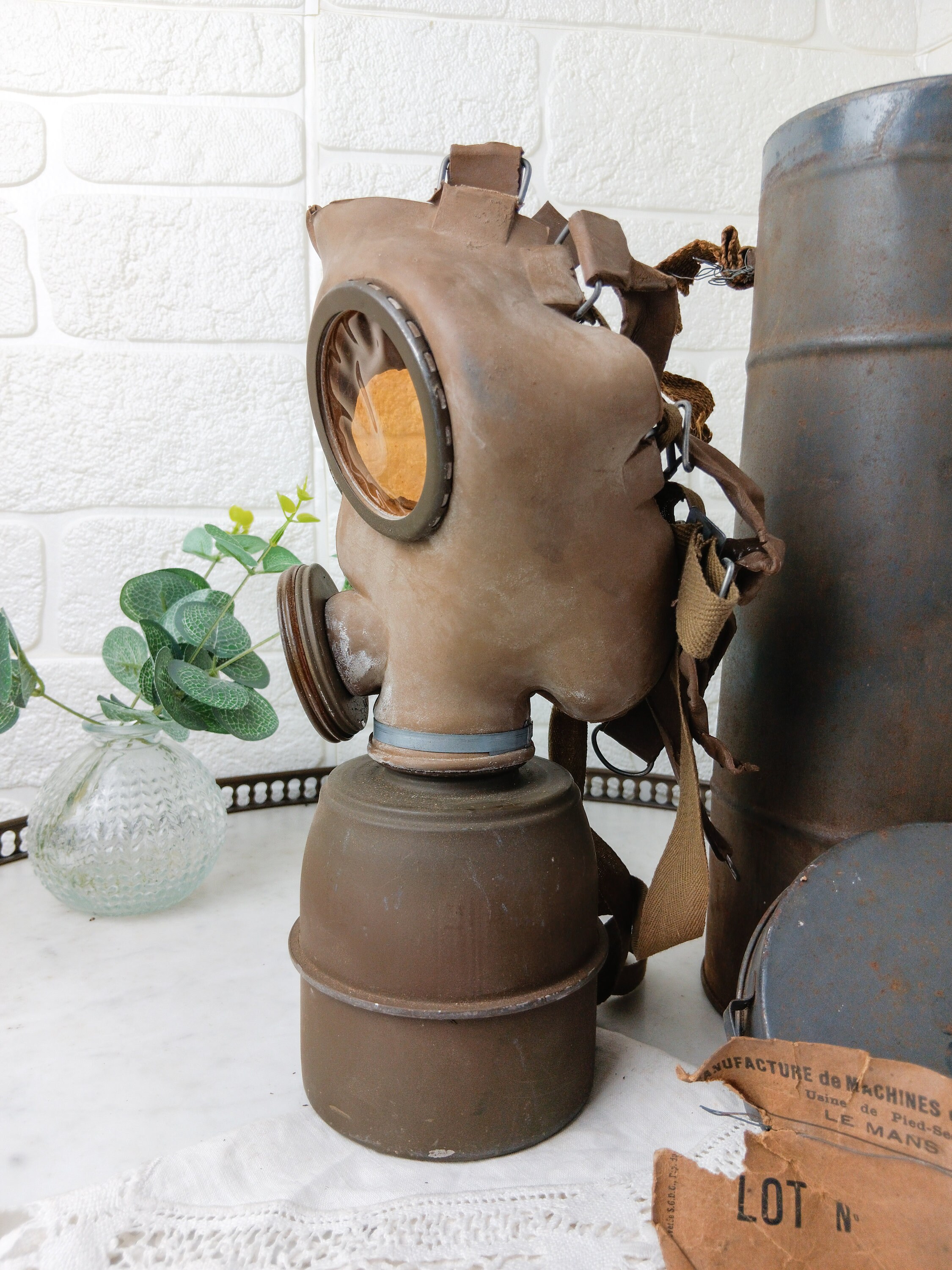 1 Old French Gas Mask WW2 / Curiosity 1939 - Etsy UK