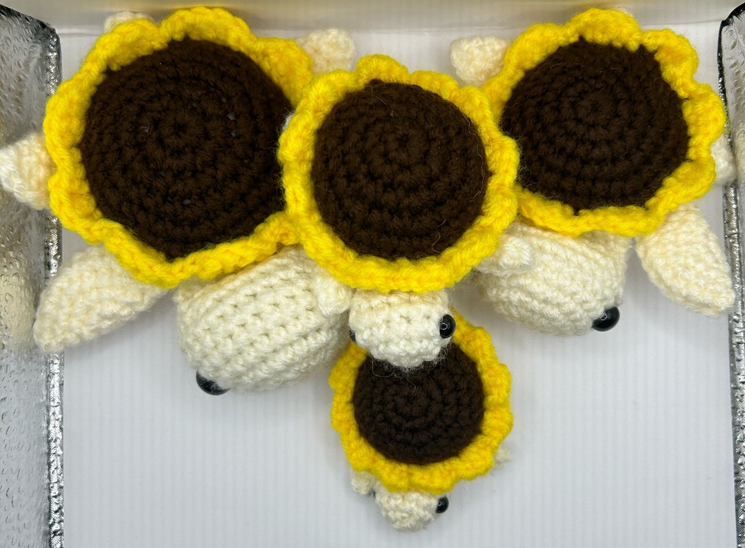 Crochet Sunflower Turtle: Handmade Plush Toy - Etsy
