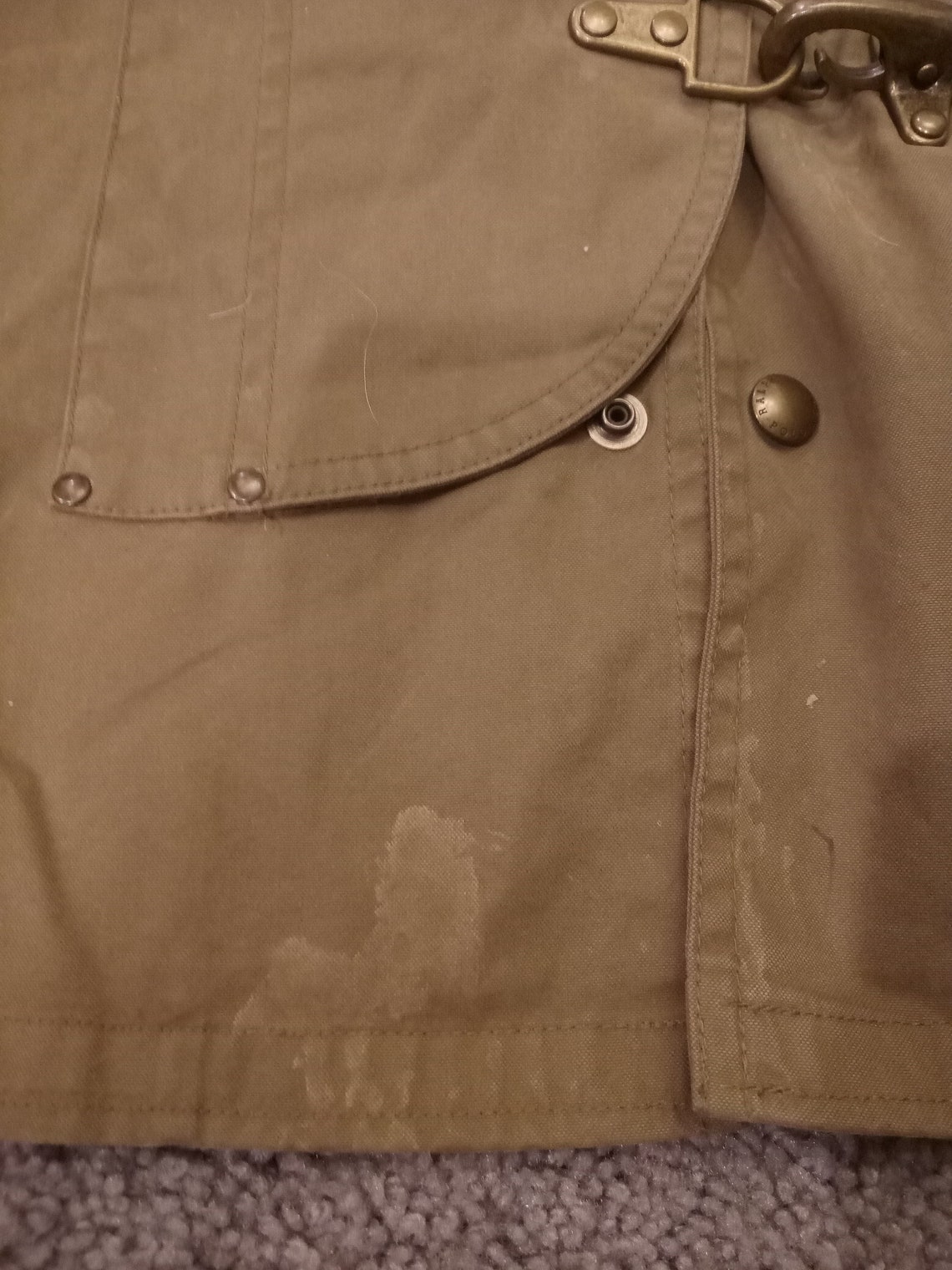 Polo Ralph Lauren Vintage Fireman's Olive Green Toggle Jacket Coat Sz Large - Etsy