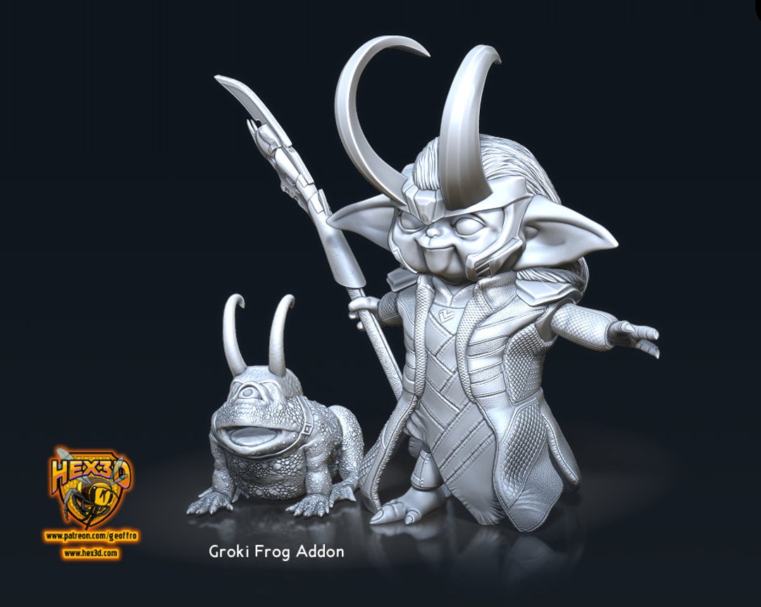 Peinta3d Resin Figurine to Paint From Hex3d in the Universe of Grogu ...