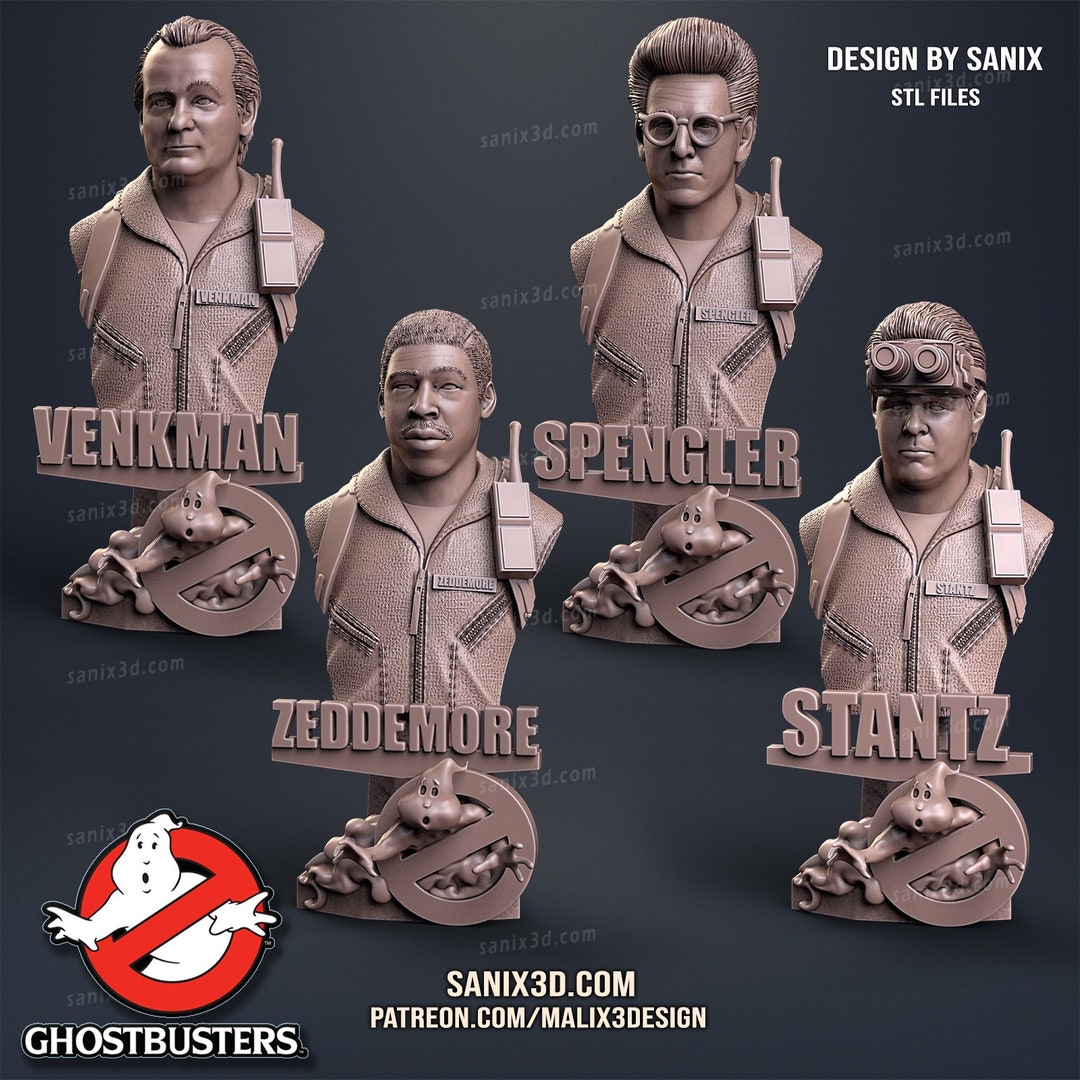 Peinta3d Paintable Resin Figurine From SANIX Ghostbusters Ghostbusters ...