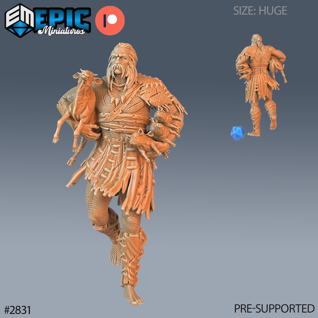 Peinta 3D - High Quality Resin 3D Print of the Jötunn Giant Tribe ...