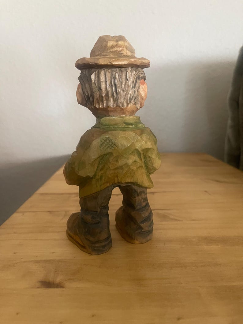 Caricature Wood Carving of a Hillbilly Hobo Figure - Etsy