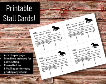 Horse Barn Schedule - Etsy