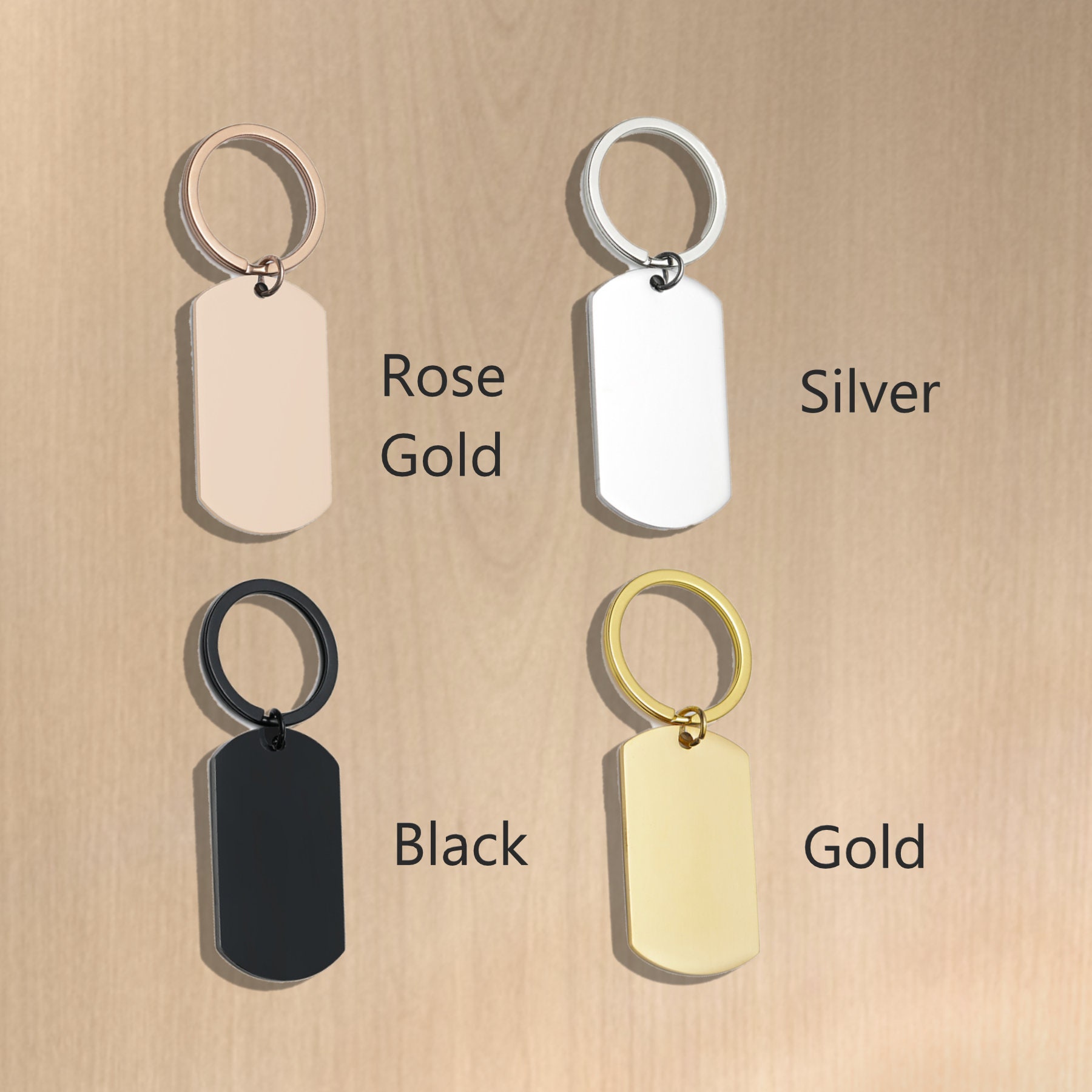 Personalized Photo Keychain, Custom Picture Keychain, Personalized Text ...