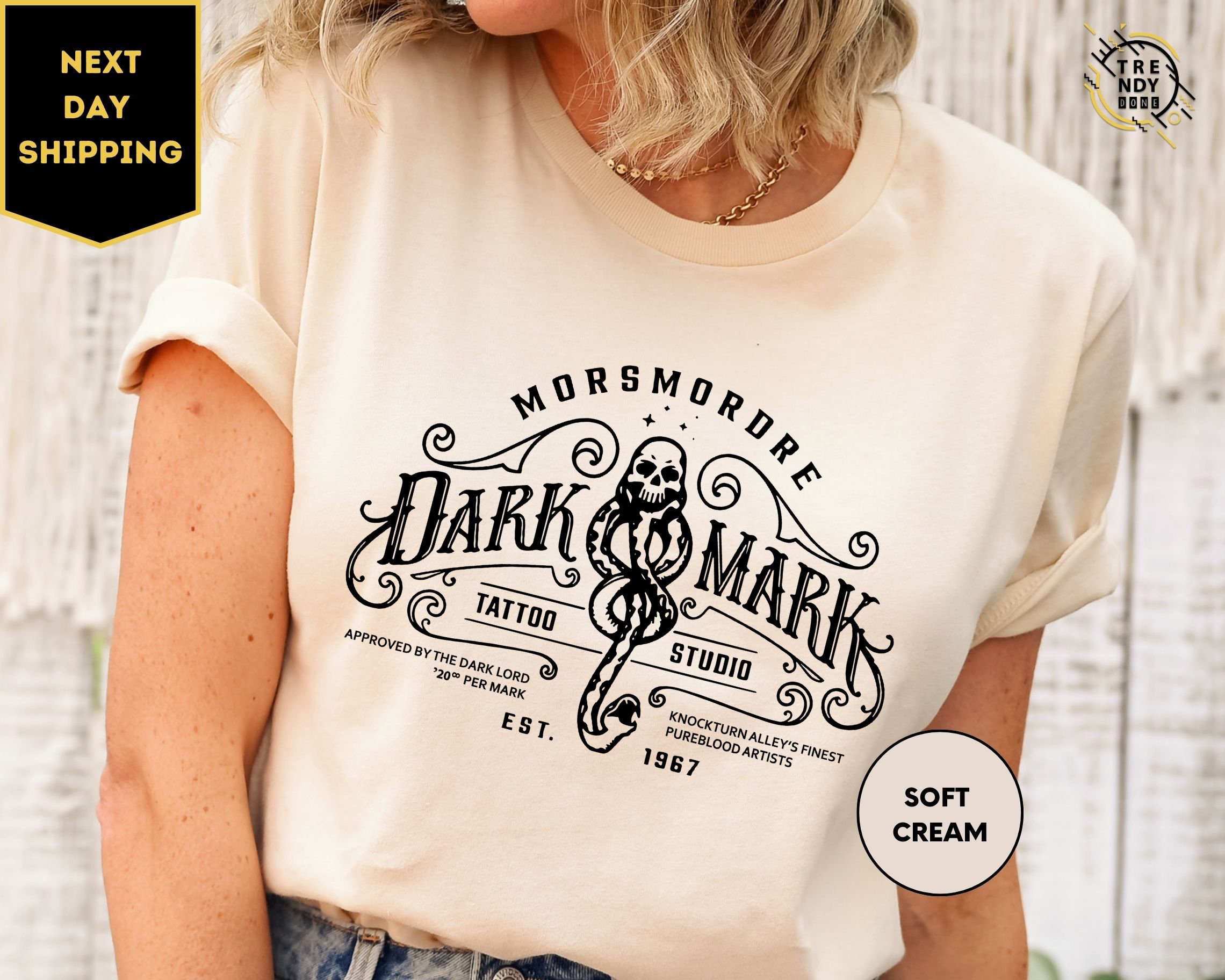 Dark Mark Tattoo Studio Shirt Dark Mark Shirt Book Shirt - Etsy