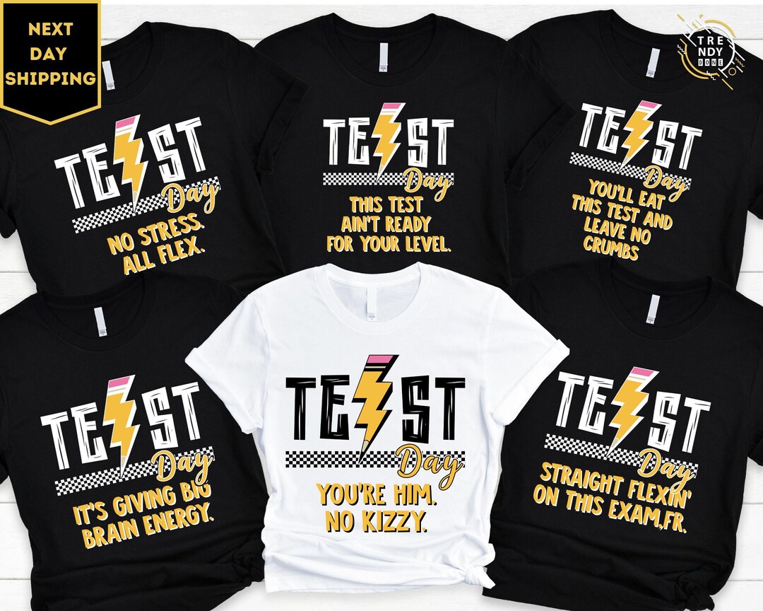 Matching State Testing Shirts, Teacher Test Day Shirt, Gen Z Testing ...